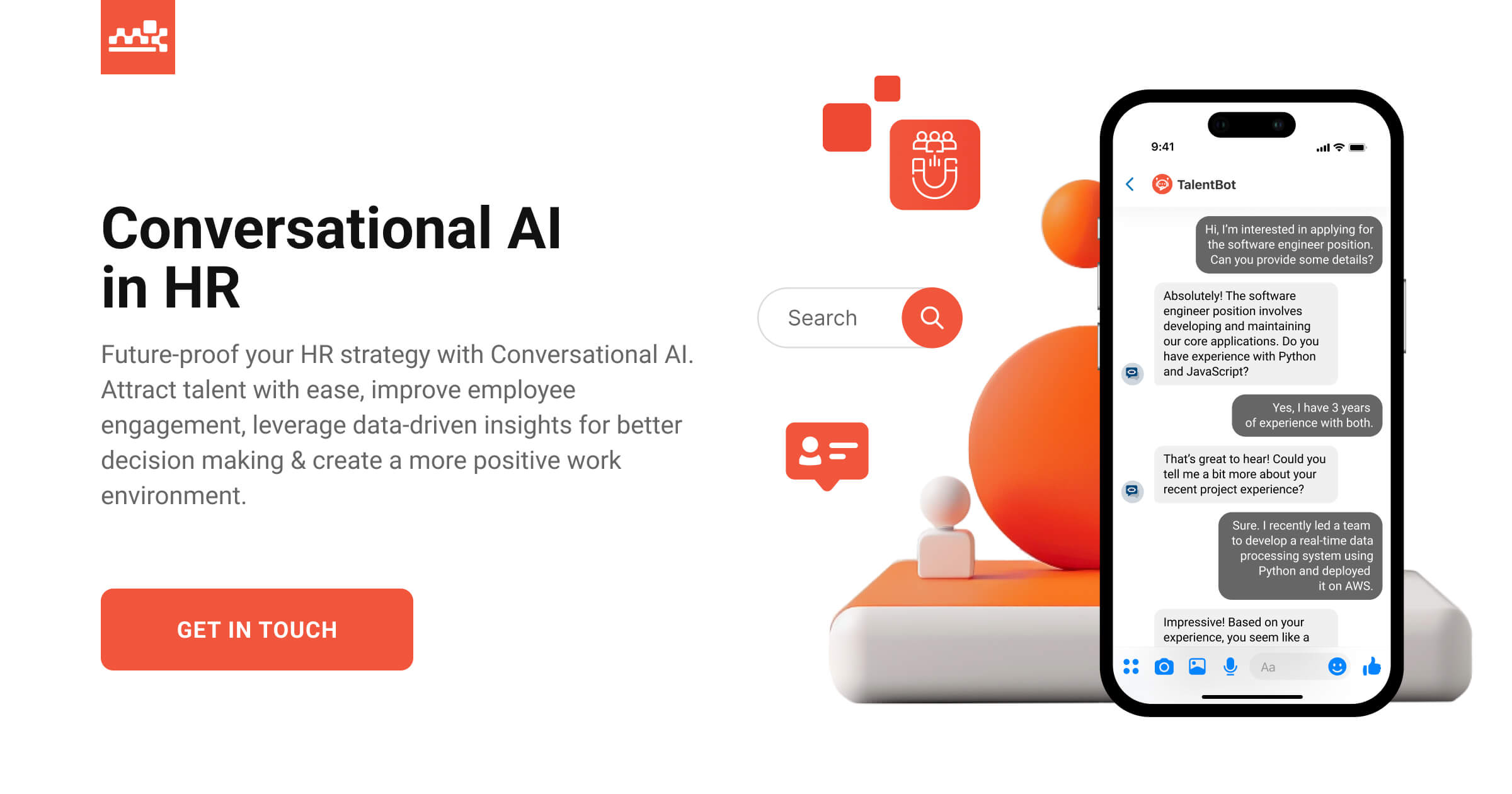 Conversational AI for HR & Recruiting: 8+ Years of Experience