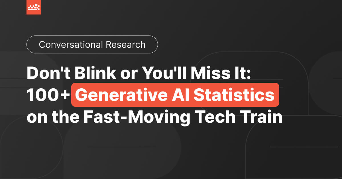 100+ Generative AI Statistics [August 2025]