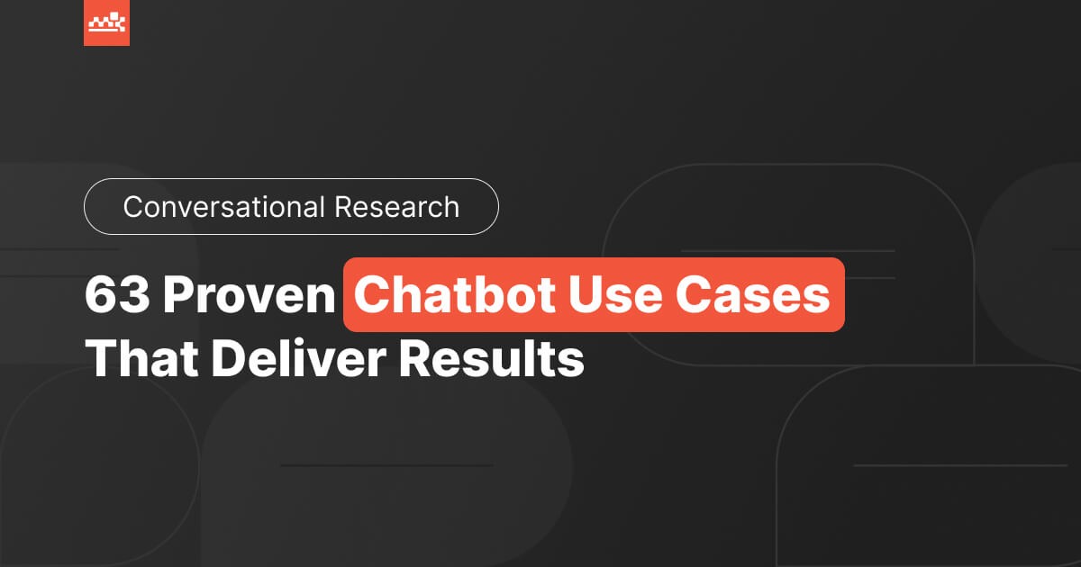 60+ Proven Chatbot Use Cases That Deliver Results [2025]