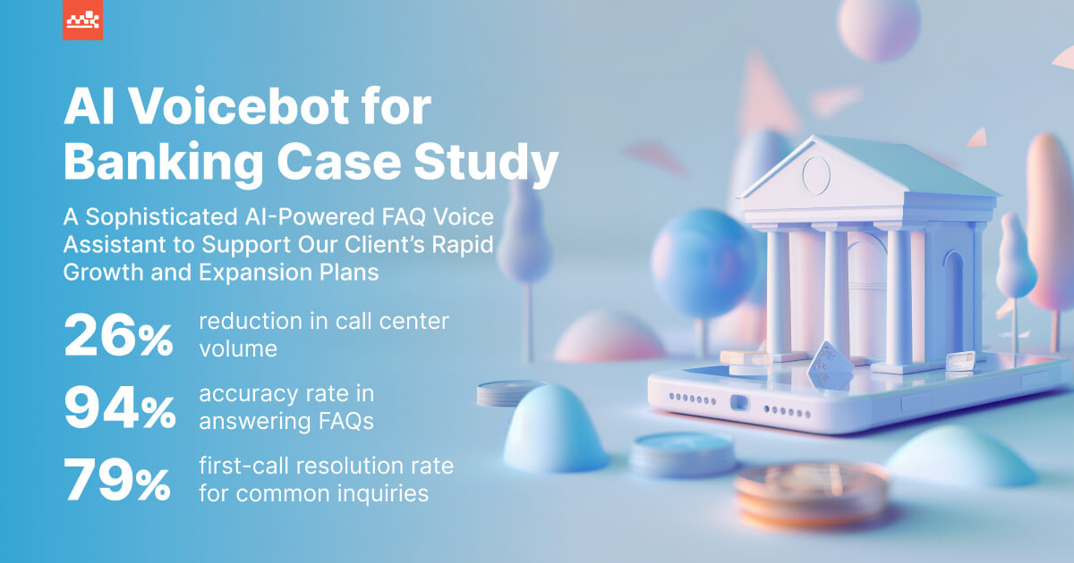 AI Voicebot for Banking Case Study - Master of Code Global