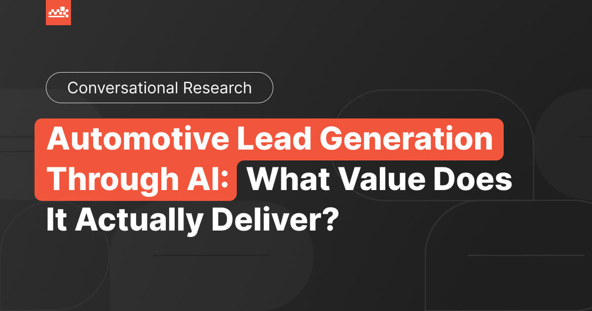 Automotive Lead Generation Through AI Boosts ROI 30%