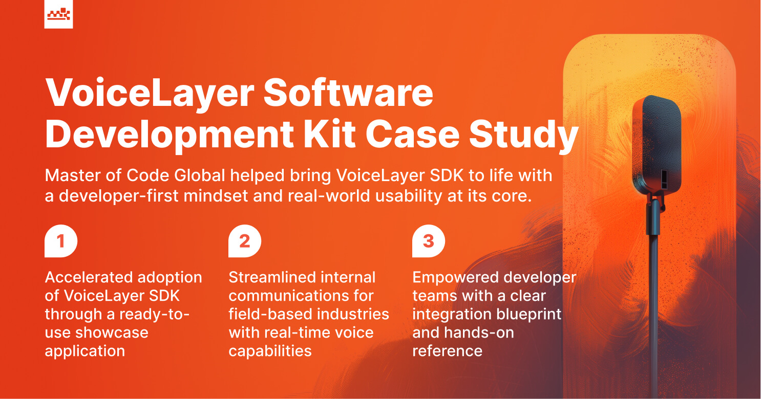 VoiceLayer Software Development Kit Case Study - Master of Code Global