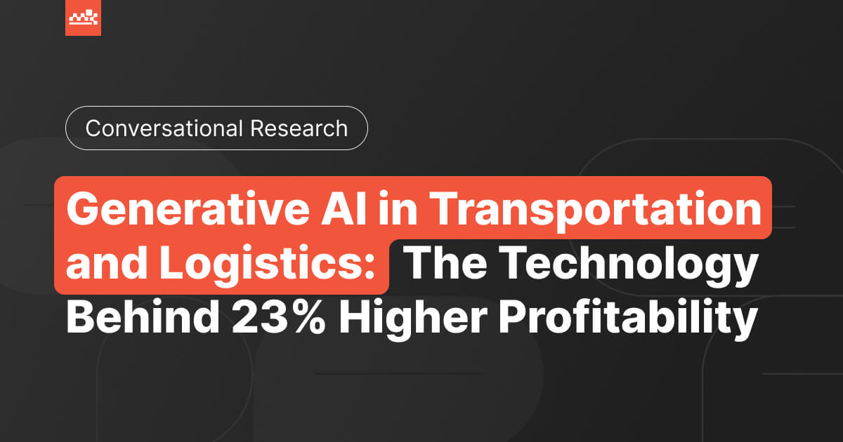 Generative AI in Transportation and Logistics: From Planning to Execution